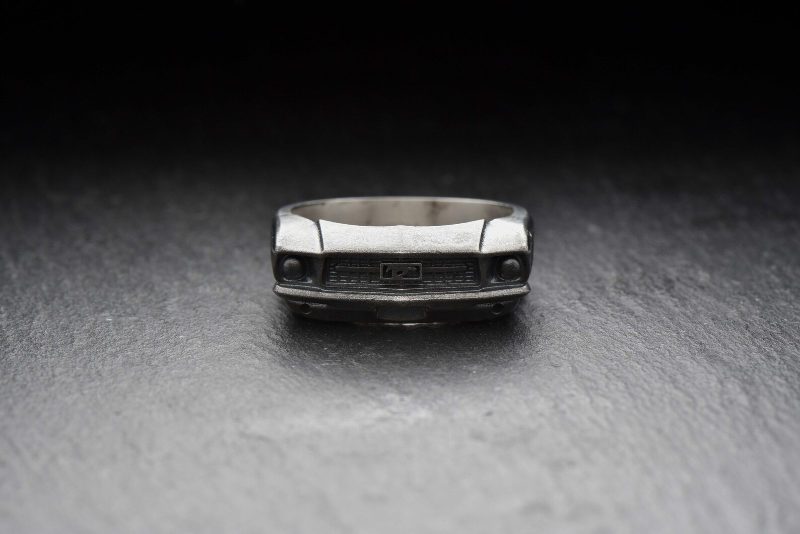 Handmade Sterling Silver Ford Mustang Ring: Car Lover Gift - Etsy