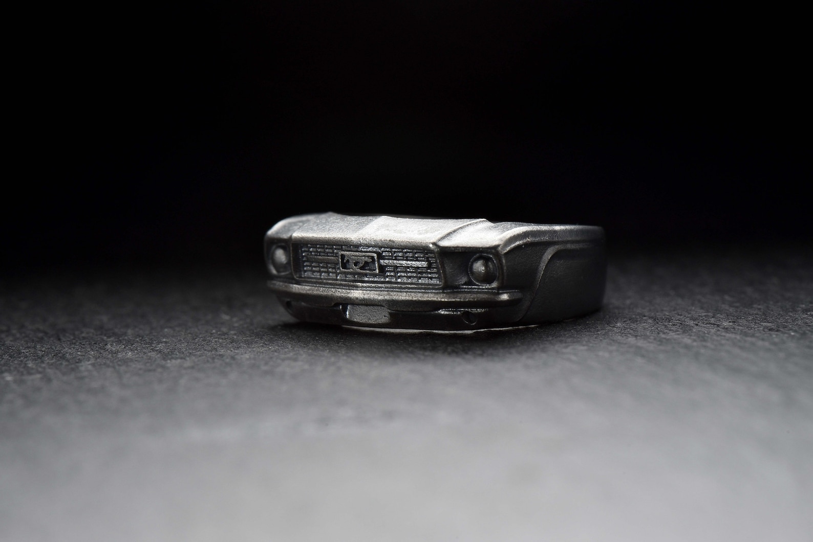 Handmade Sterling Silver Ford Mustang Ring: Car Lover Gift - Etsy
