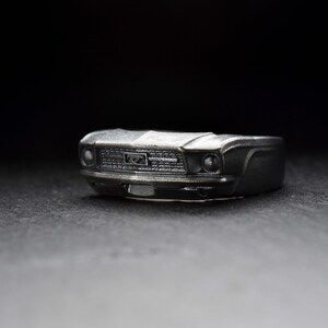 Handmade Sterling Silver Ford Mustang Ring: Car Lover Gift - Etsy
