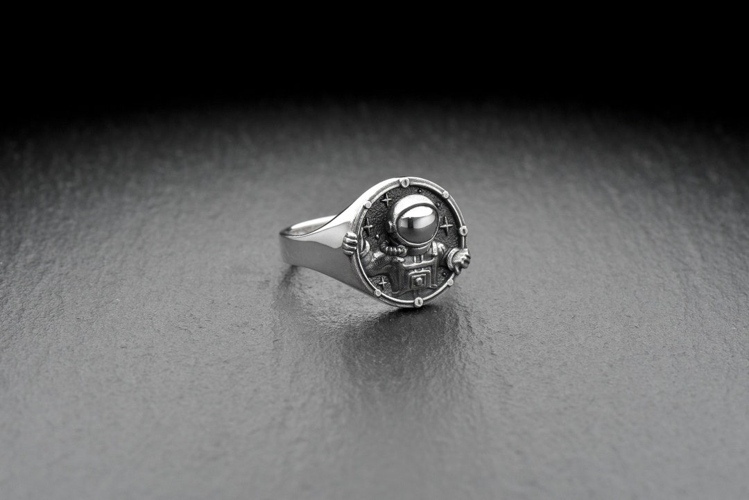 Sterling Silver Astronaut Porthole Ring, Strange Jewelry, Space Lovers ...