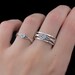 Sterling Silver Gothic Wedding Rings, Engagement Rings, Handmade ...