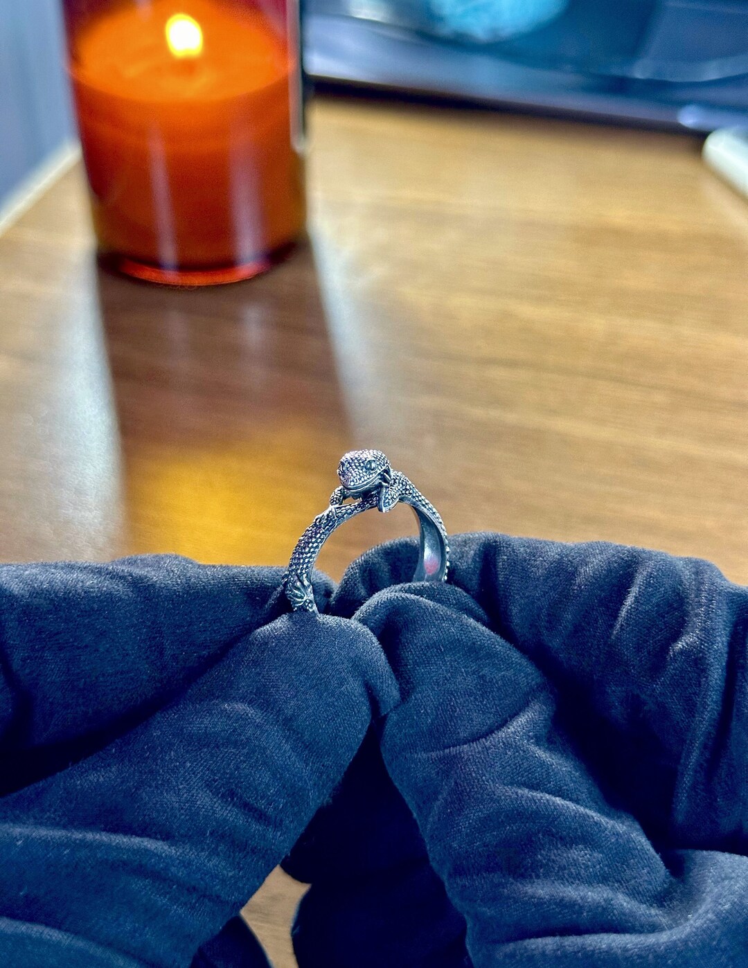 Handmade Sterling Silver Gecko Ring: Animal Jewelry Gift - Etsy