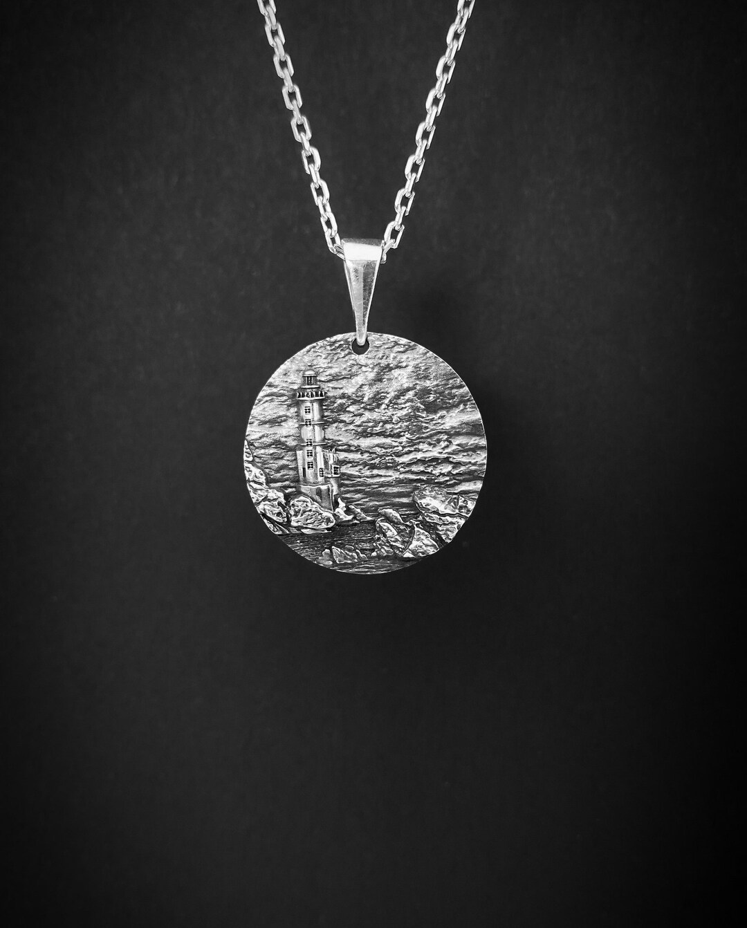 Sterling Silver Lighthouse Pendant, Jewelry for Sea Lovers, Sea Lovers ...