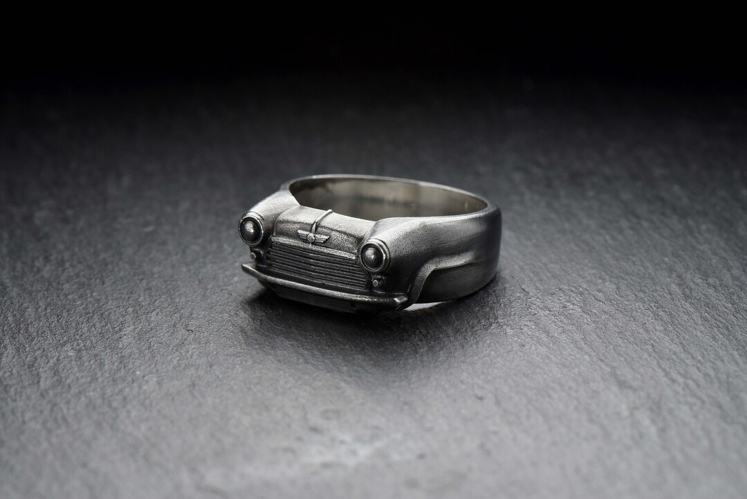 Sterling Silver Ring MINI Cooper, Car Ring, MINI Cooper Lovers Gift ...