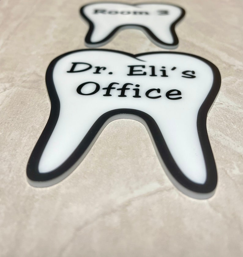 Personalized Dental Office Door Signs Dentist Signs Custom Message ...