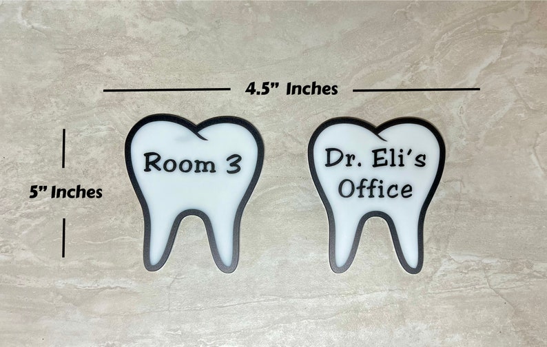 Personalized Dental Office Door Signs Dentist Signs Custom Message ...