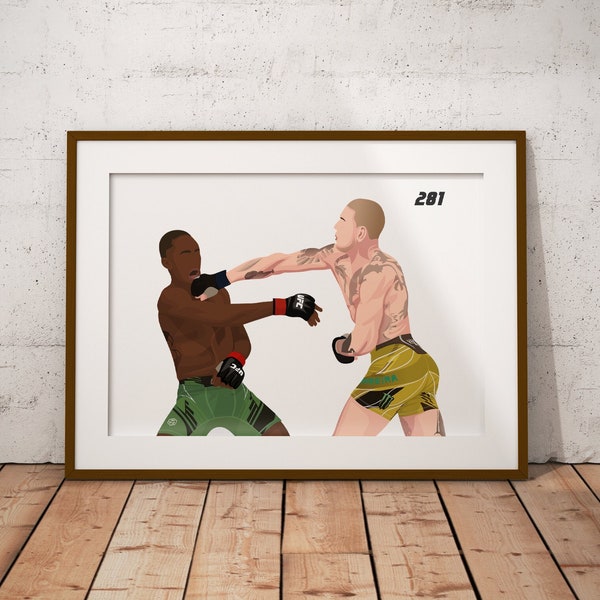 Izzy Poster Ufc - Etsy