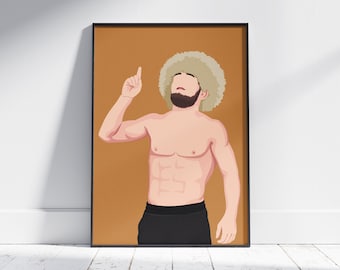 Ufc Poster Khabib - Etsy