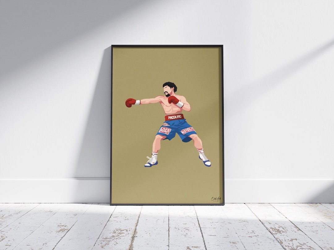 Manny Pacquiao Art | Pride of the Philippines | Poster | Boxing | Flat ...