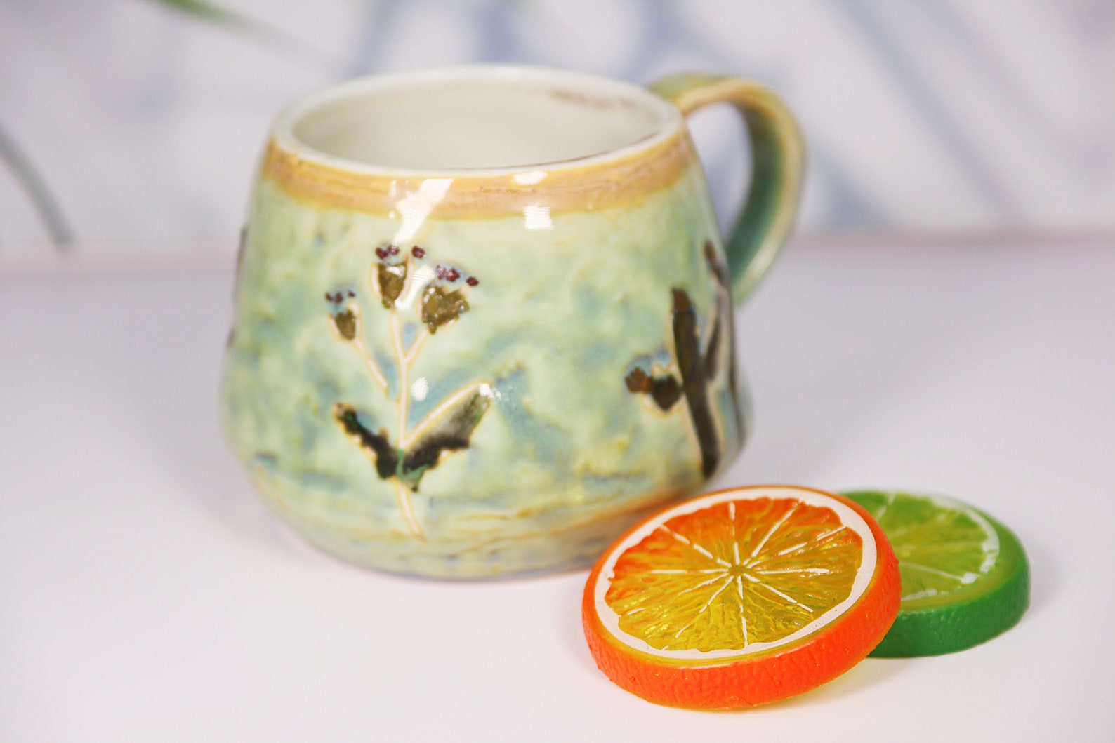 Handmade Hand-painting Ceramic Mug/ Handmade Ceramic Mug/ Coffee Mug ...