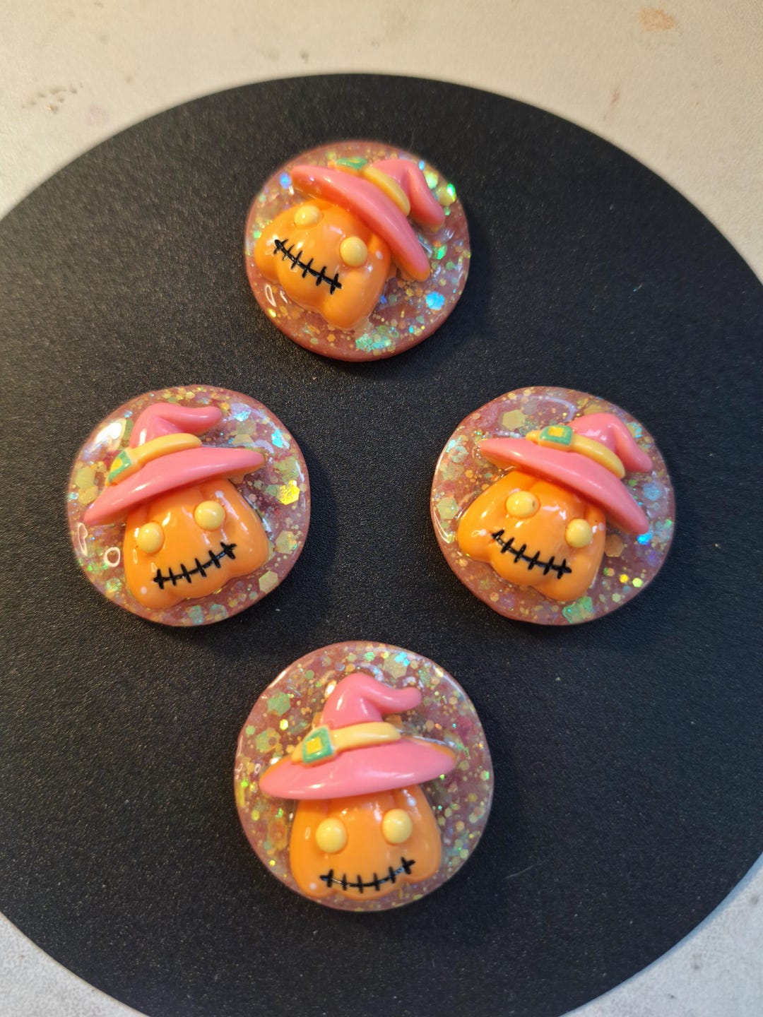 Scarecrow Pumpkin Badge Magnet - Etsy