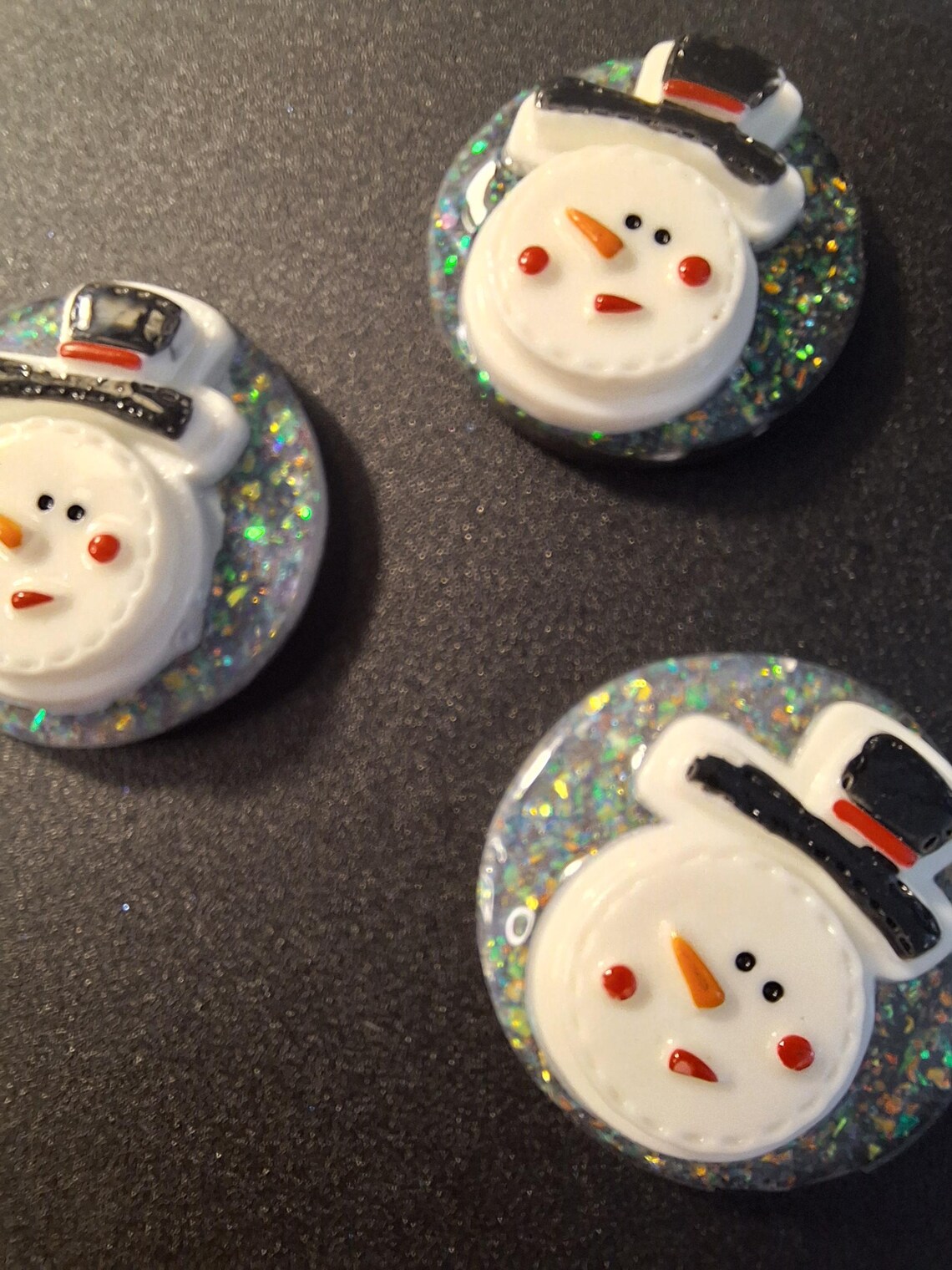 Snowman Head Badge Magnet - Etsy