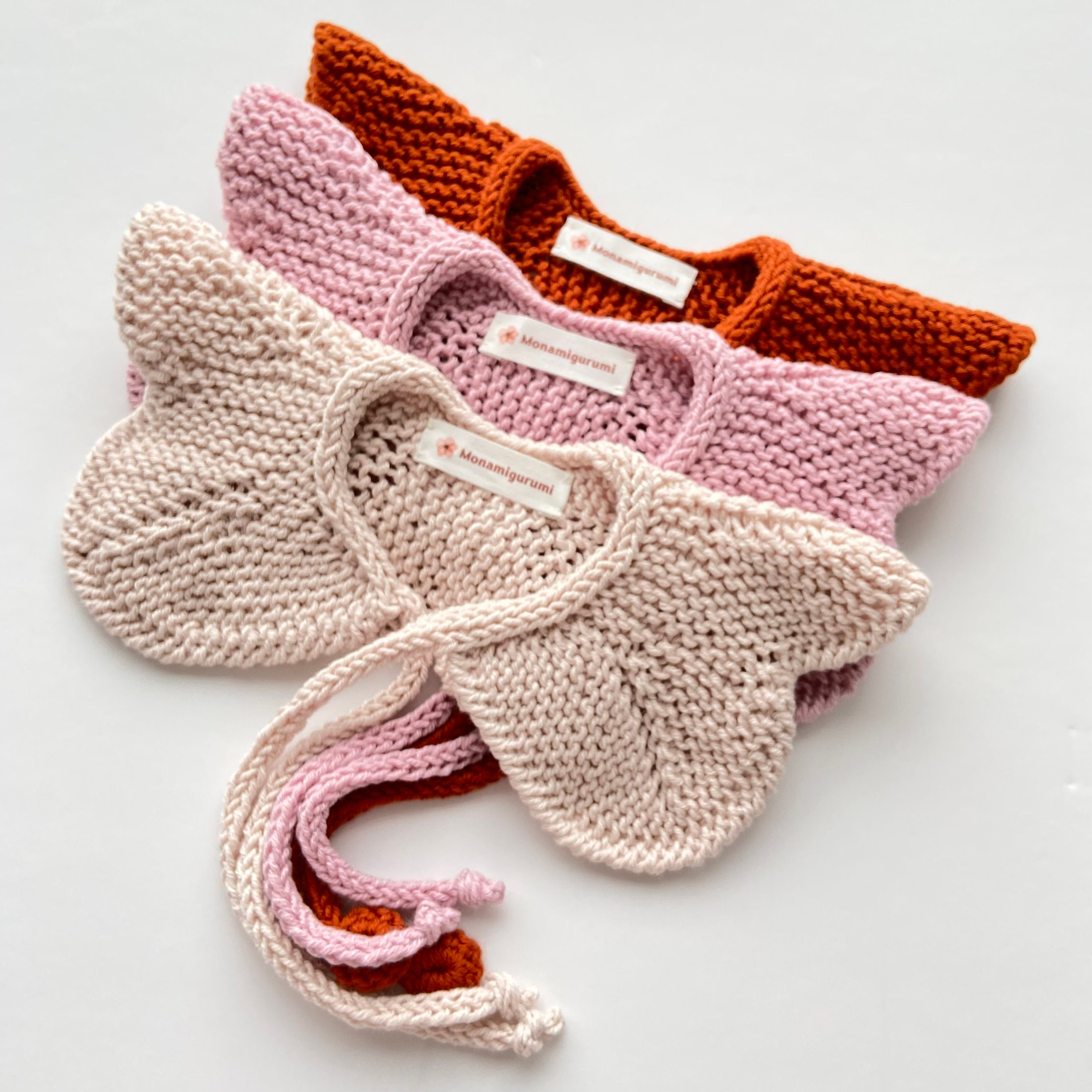 Gamma Collar for Baby, Child Girl, Hand Knitted Collar (option - With 2 ...