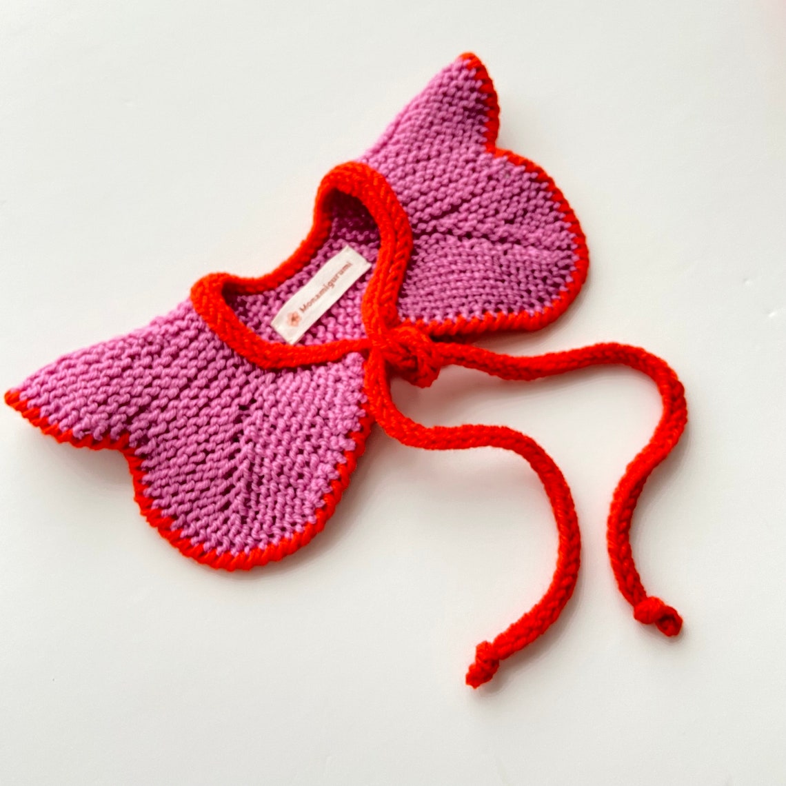 Gamma Collar Double for Baby, Child Girl, Hand Knitted Collar - Etsy