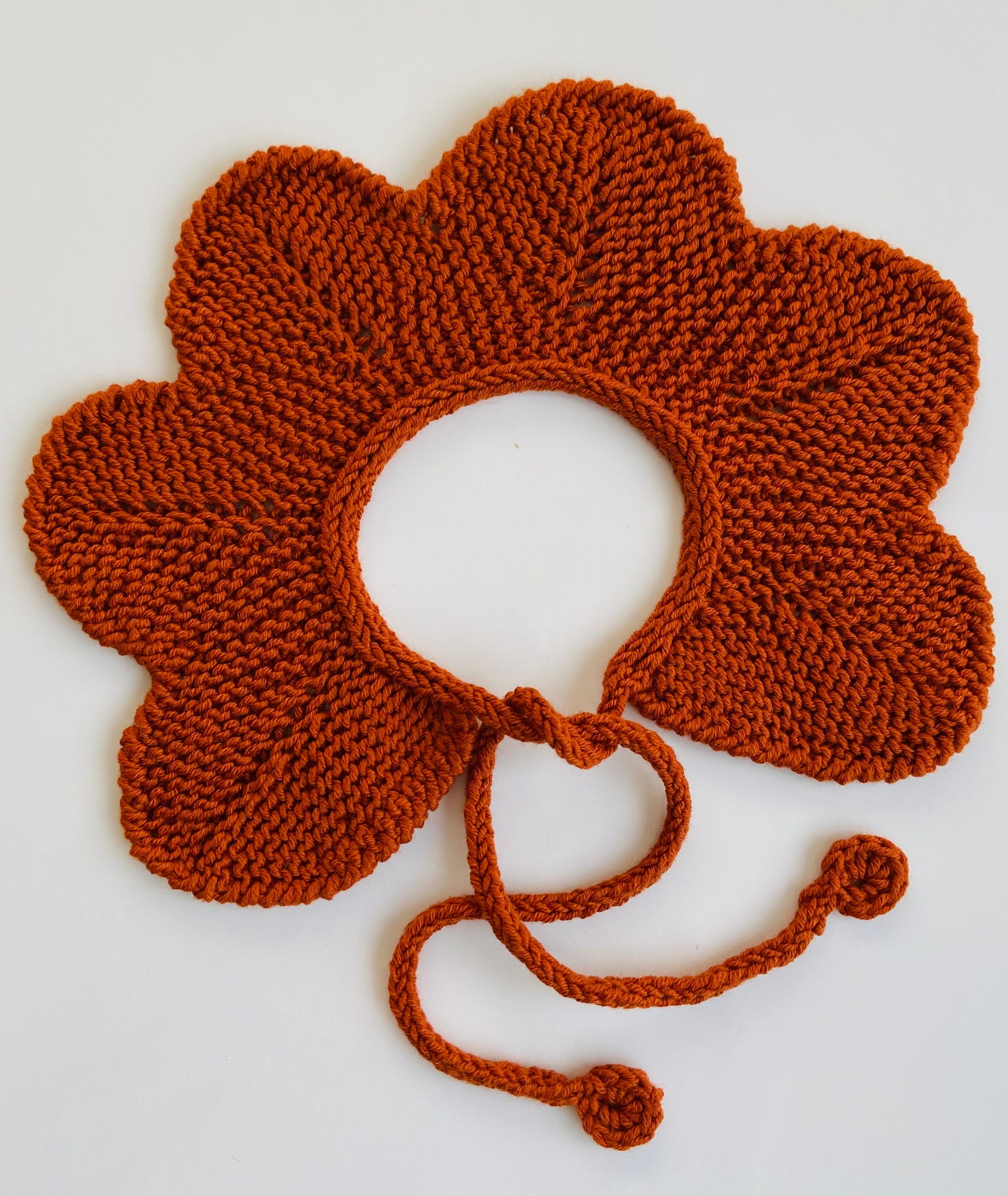 Gamma Collar for Baby, Child Girl, Hand Knitted Collar - Etsy