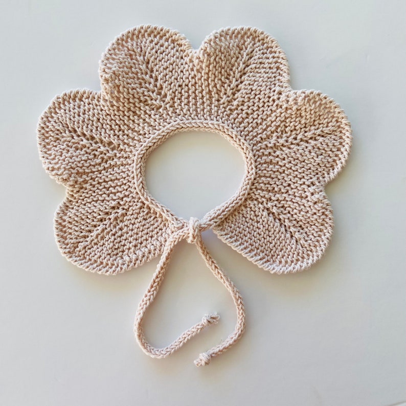 Gamma Collar for Baby, Child Girl, Hand Knitted Collar (option - With 2 ...