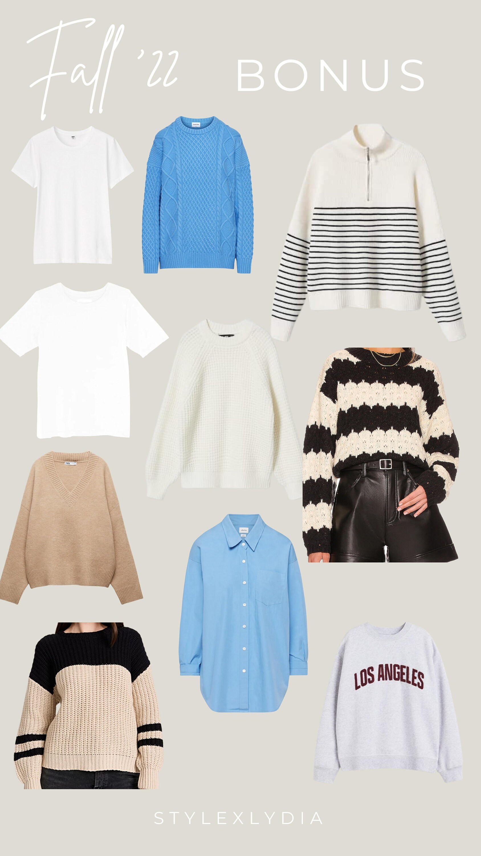 Fall 2022 Style Edit - Fall Capsule Collection - Fall Outfit Guide - Etsy