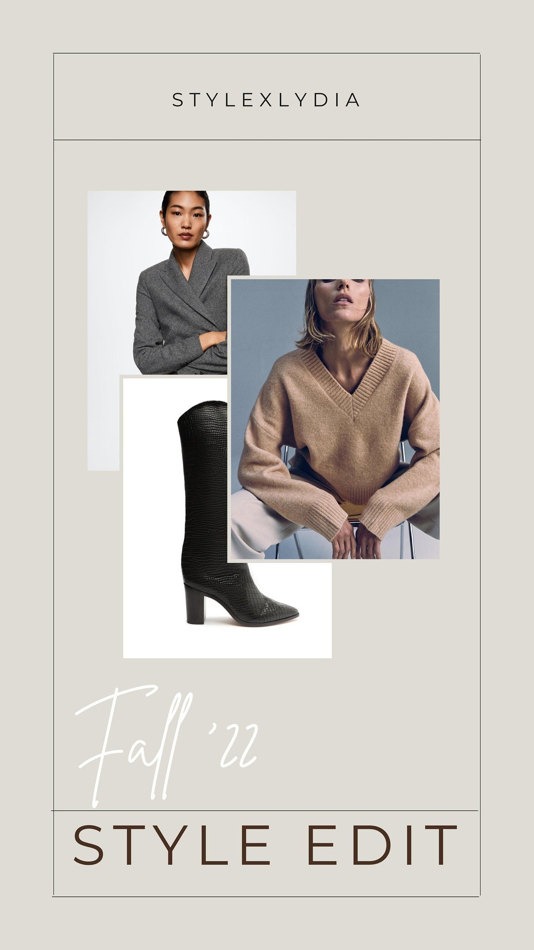 Fall 2022 Style Edit - Fall Capsule Collection - Fall Outfit Guide - Etsy