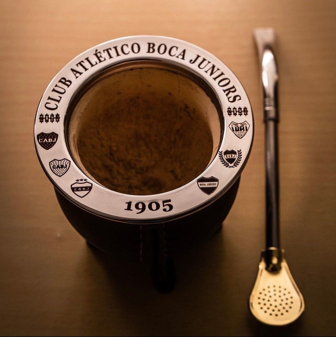 Mate Imperial Boca Juniors Alta Calidad Paja - Etsy