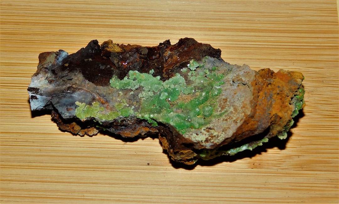 Cuprian Austinite Mineral Specimen - Etsy