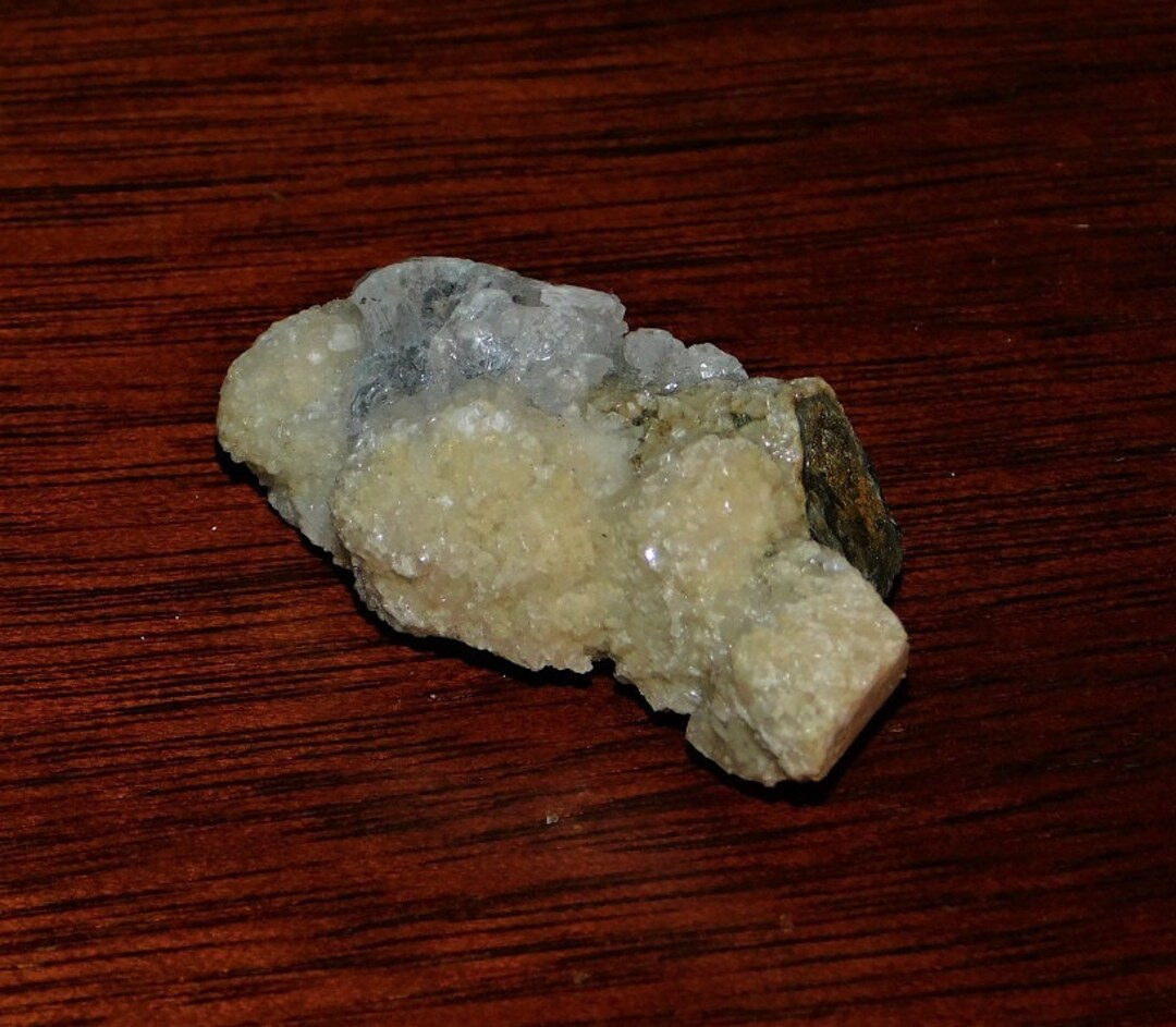Calcite and Sphalerite Thumbnail Mineral Specimen - Etsy