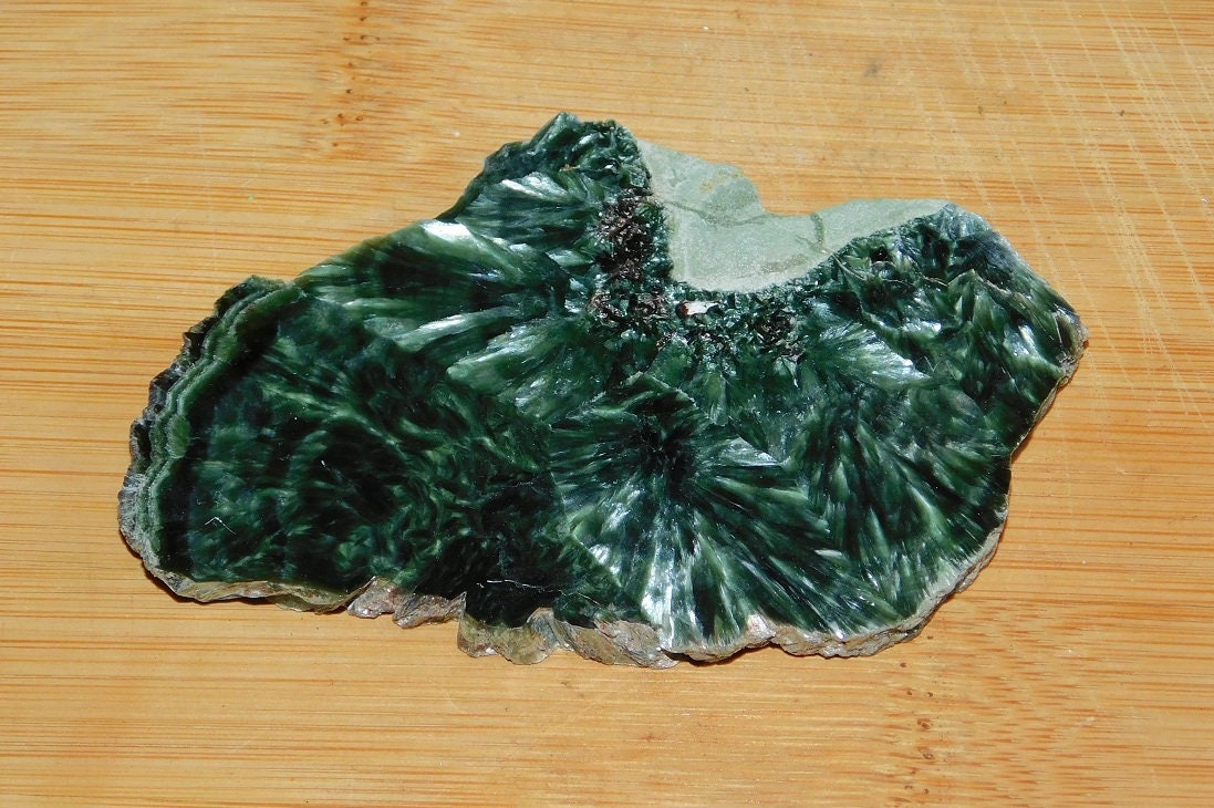 Polished Seraphinite Slab - Etsy