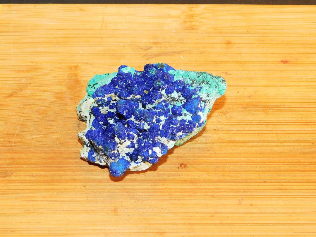 Crystallized Azurite Nodules on Matrix Mineral Specimen - Etsy