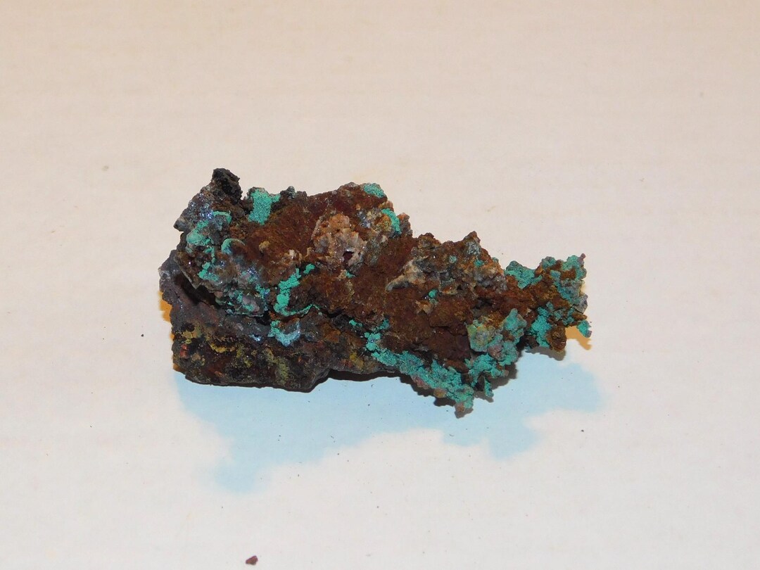 Copper With Malachite Mineral Specimen - Etsy