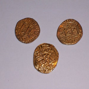 Gold Doubloon Replica Coins - Etsy