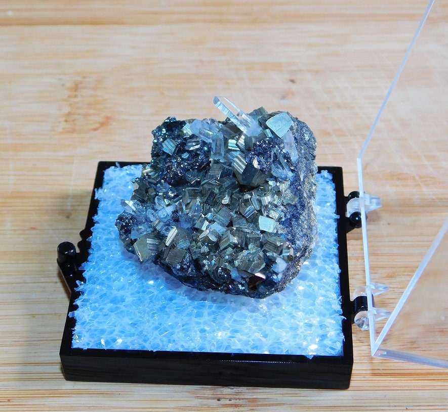 Pyrite, Sphalerite and Quartz Mineral Specimen - Etsy