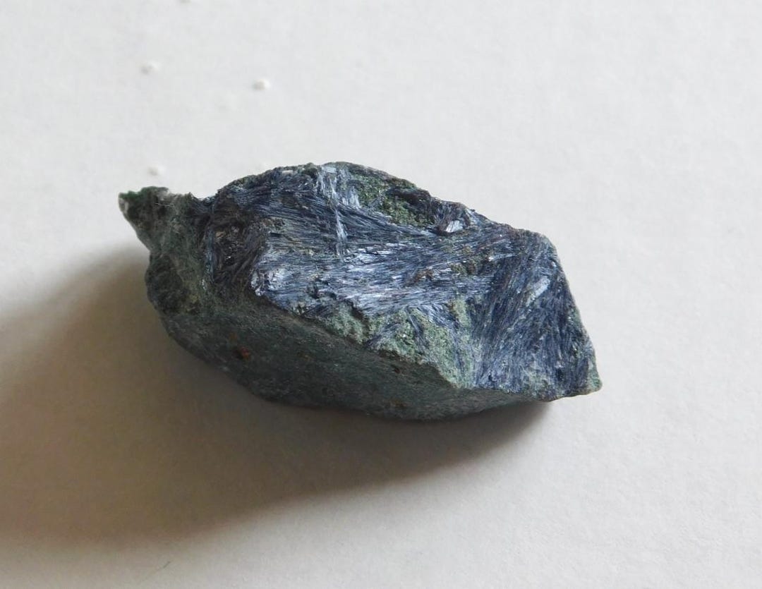 Glaucophane on Matrix Mineral Specimen - Etsy
