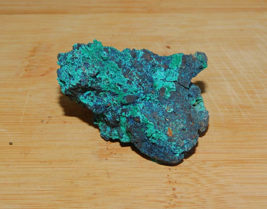 Malachite Encrusting on Matrix Mineral Specimen - Etsy