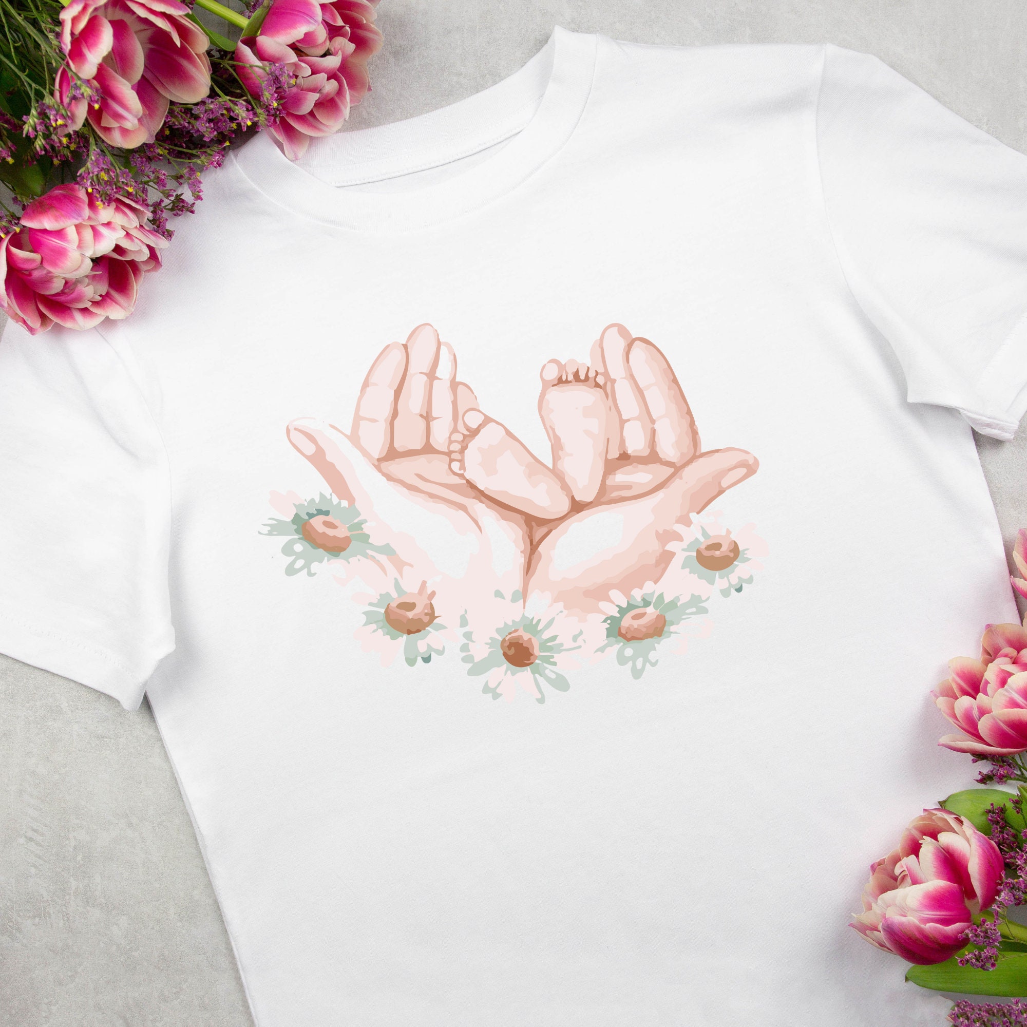 Family Hands Svg Mom Dad Baby Hands Svg Mother Father Child Hand Line ...