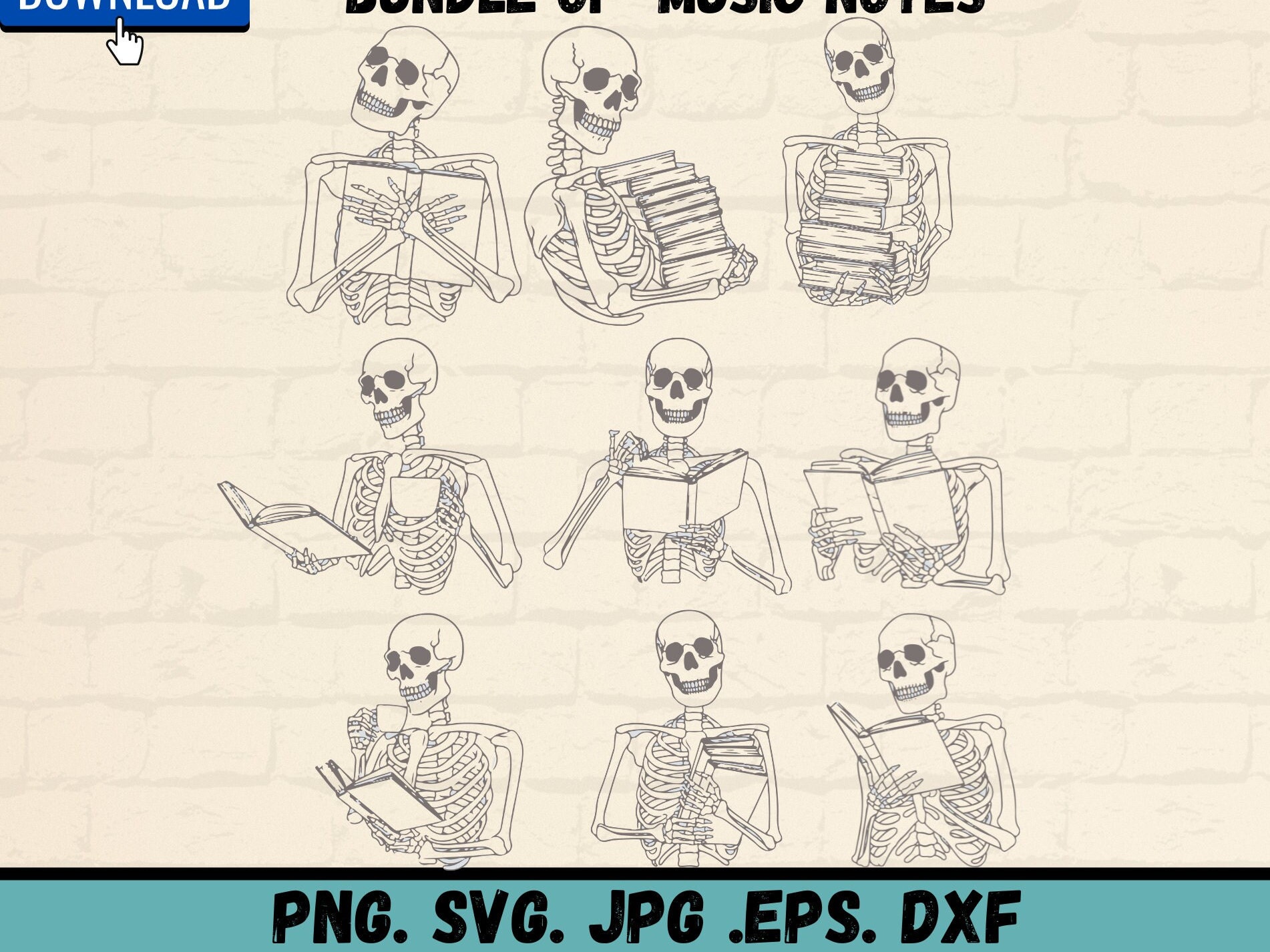 Book Lover SVG, Skull SVG, Skeleton SVG, Skeleton Reading Book Svg Book ...