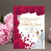 Red Wedding Invitation Template, Red Rose Invitation,invitations ...