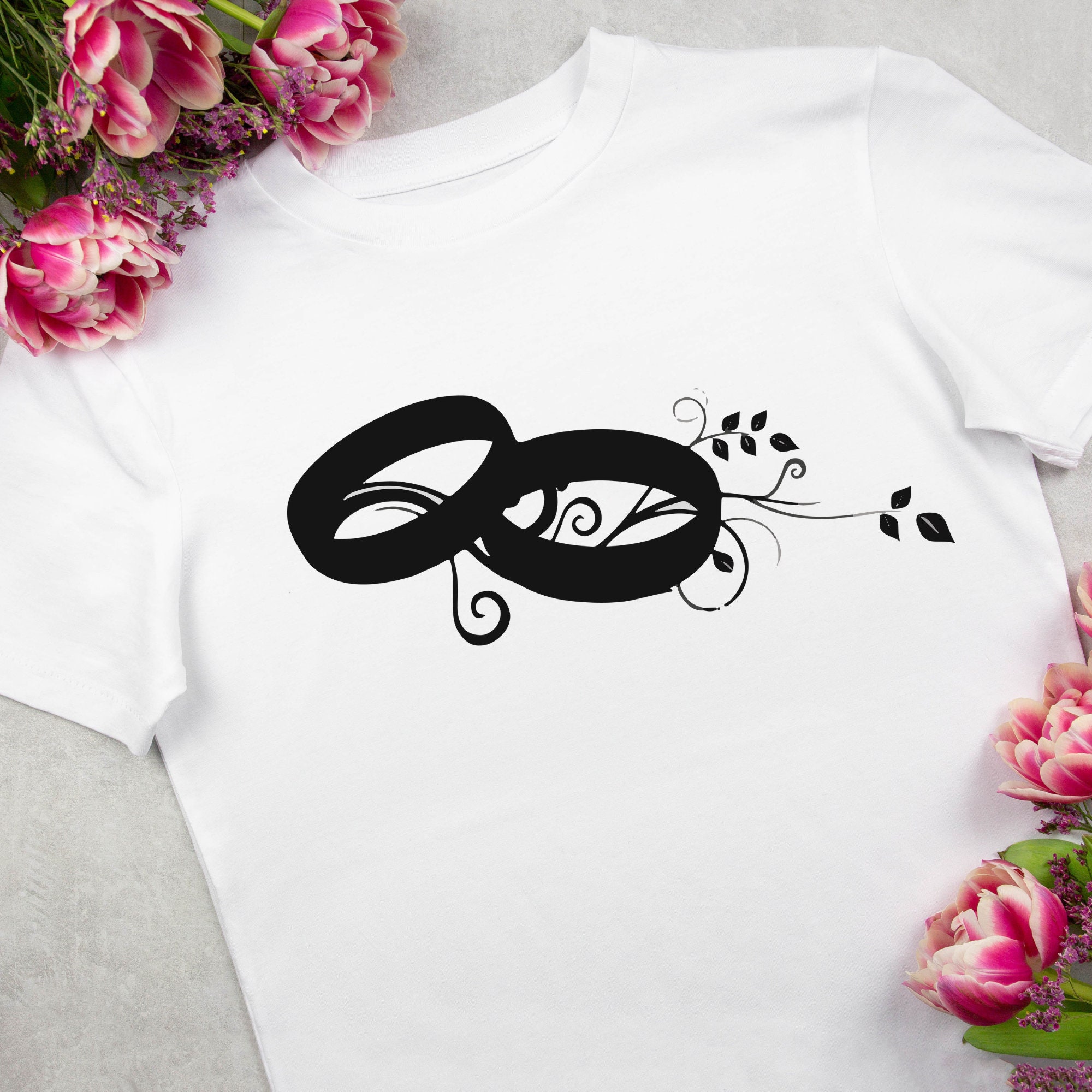 Floral Wedding Rings SVG, Wedding Ring Svg, Diamond Ring Svg ...