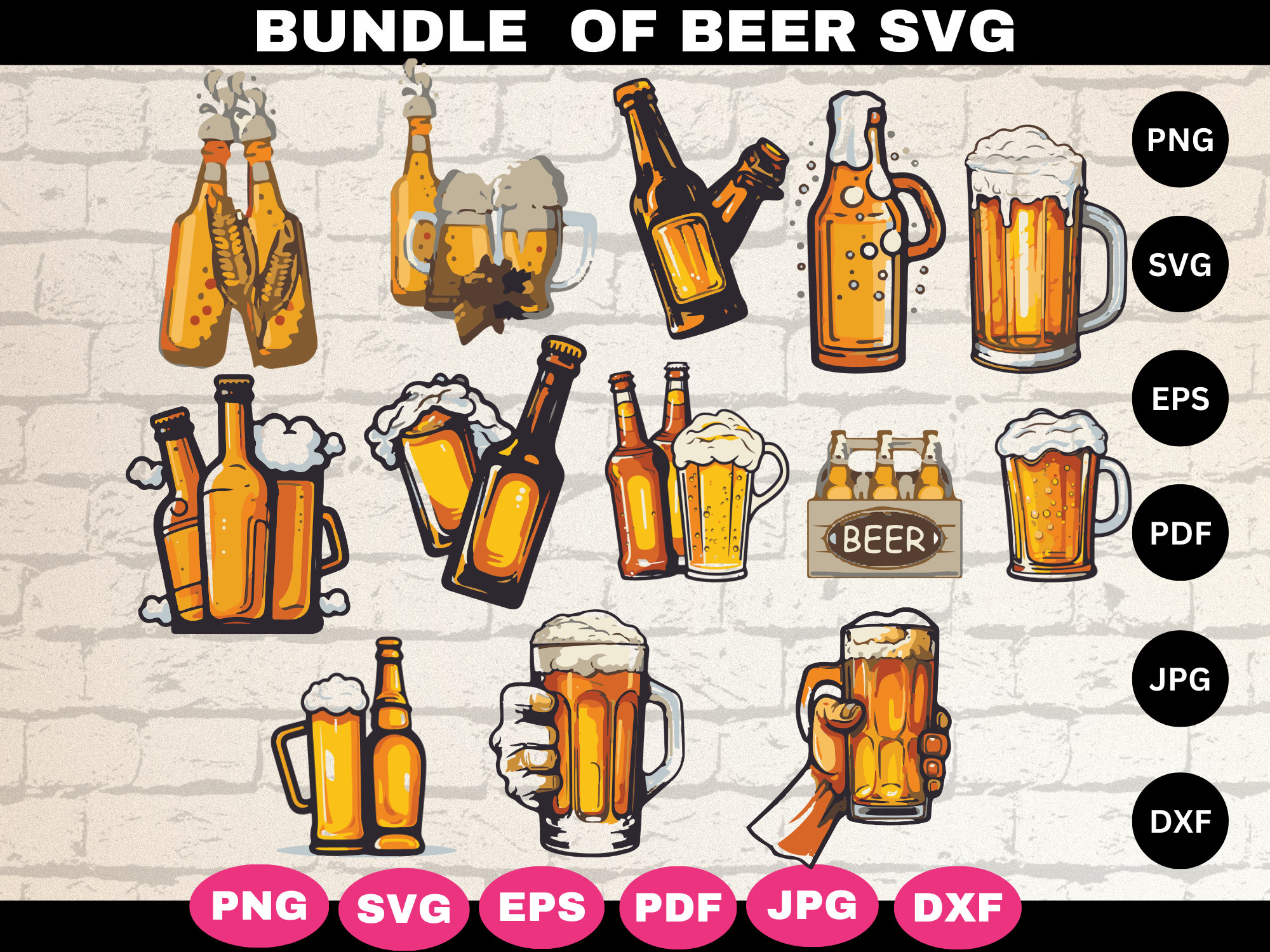 Beer Bottle SVG Files Beer Bottle Cut Files Soda Bottle Vector Files ...