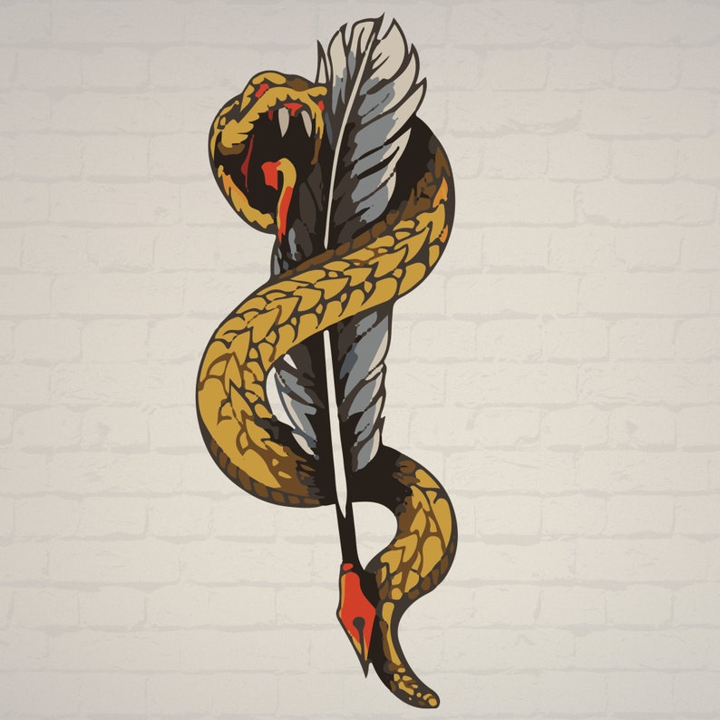 Snake SVG Bundle, Snake With Flowers SVG ,mystical Snake Svg, Reptile ...