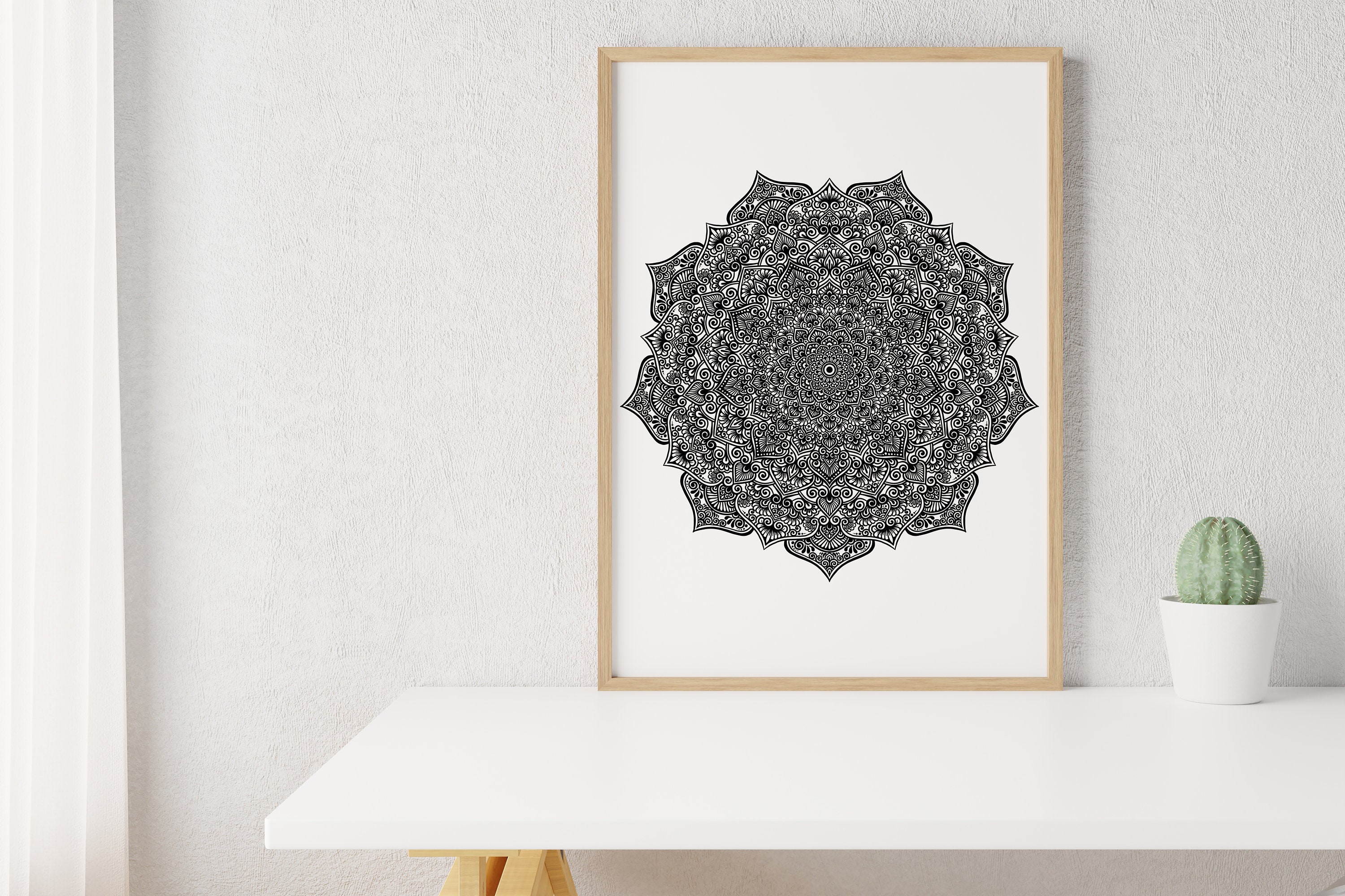 Mandala Art Print Set of 3 Mandala Art Printable Wall Art - Etsy