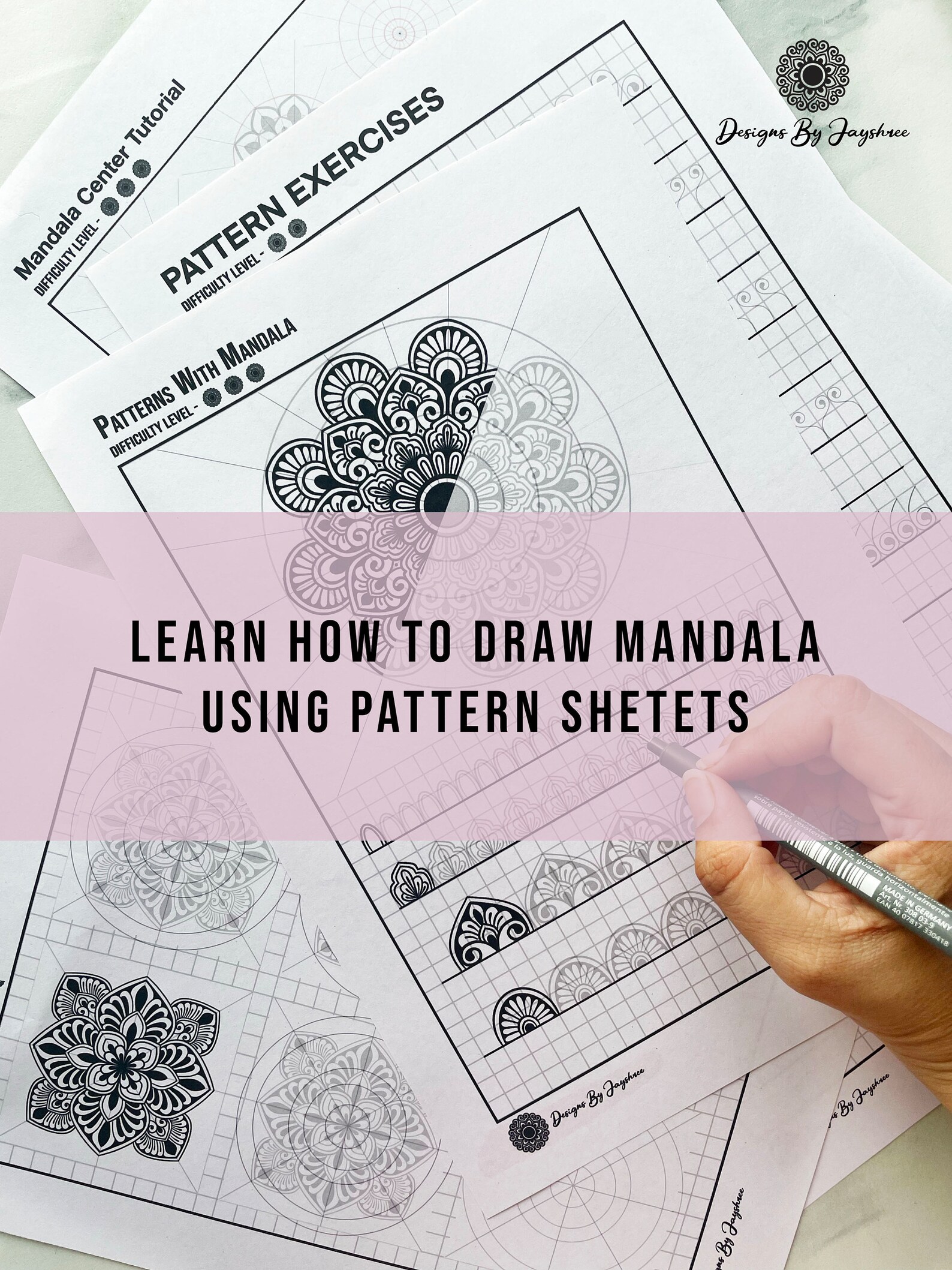 Buy Mandala Drawing Guide - Beginners & Artists, Mandala Practice ...