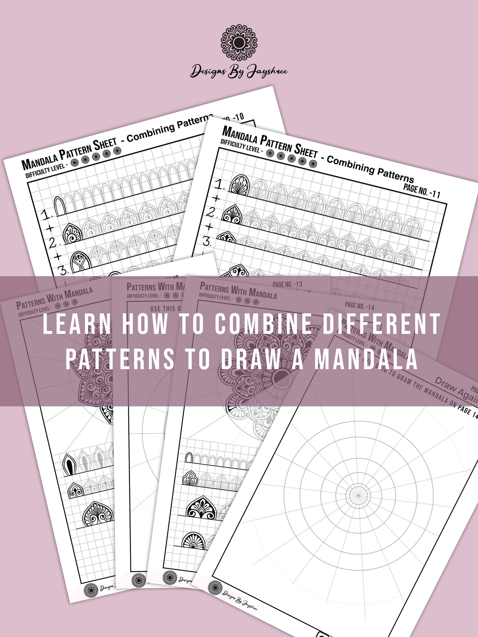 Buy Mandala Drawing Guide - Beginners & Artists, Mandala Practice ...