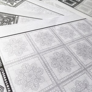 Mandala Pattern Sheet 5 Mandala Practice Sheet Digital - Etsy