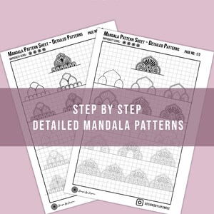 Buy Mandala Drawing Guide - Beginners & Artists, Mandala Practice ...