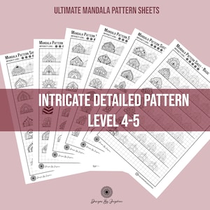 Mandala Pattern Sheets- 172 Patterns for Beginners and Artists Mandala ...