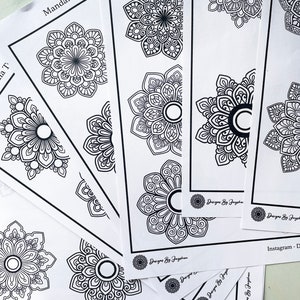 Mandala Tracing and Colouring - Set of 27, Mandala Templates , Mandala ...