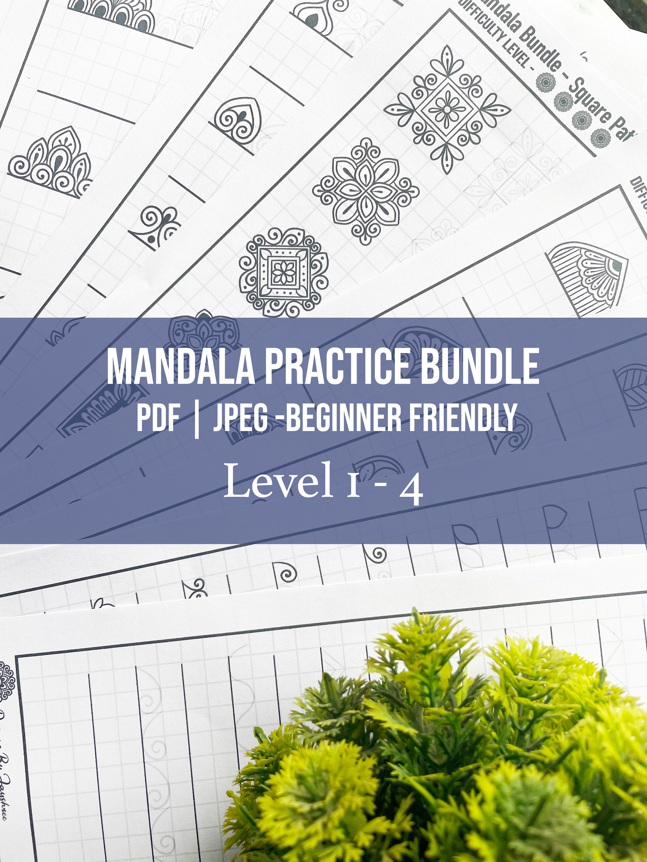 Mandala Practice Bundle Beginner, Mandala Practice Sheets,mandala ...