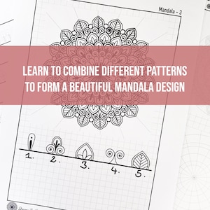 Beginners Mandala Drawing Guide - Draw Mandalas Using Pattern Sheets ...