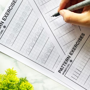 Mandala Practice Sheets 5 , Mandala Pattern Sheets,digital Downloads ...