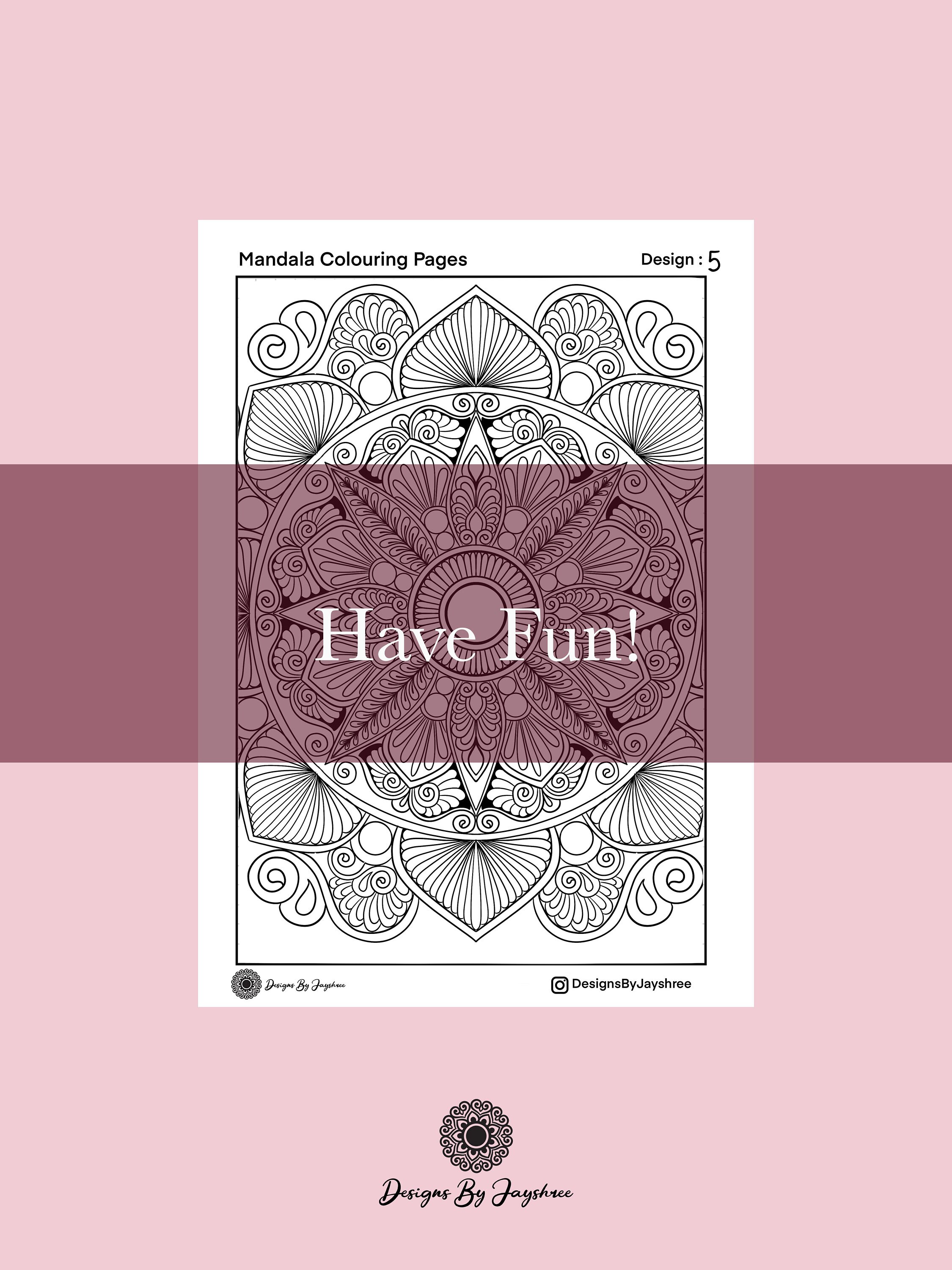 Set of 15 Mandalas for Drawing, Tracing, Colouring, Pdf. Digital Paper ...