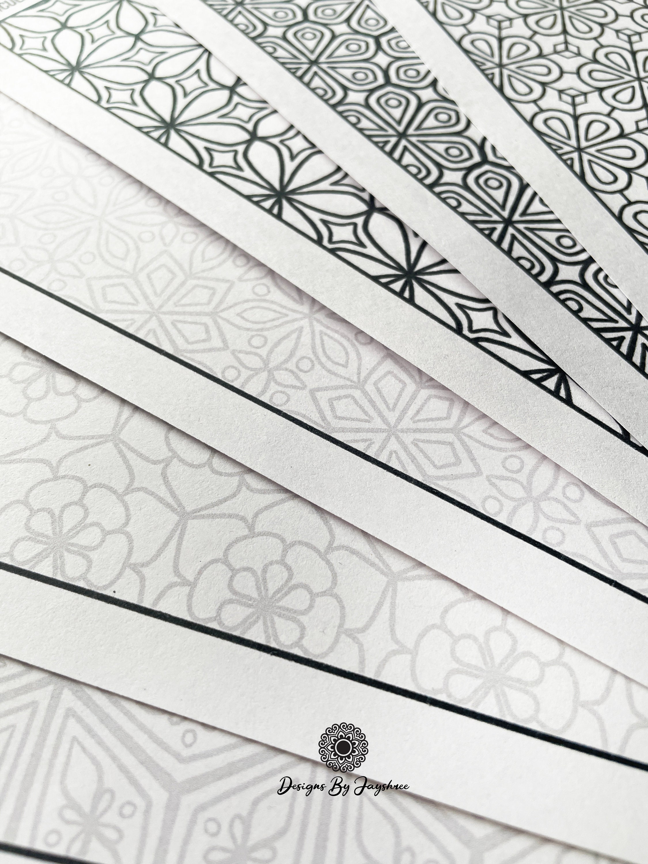 Mandala Full Page Tracing and Colouring Sheet 20 Digital Download ...